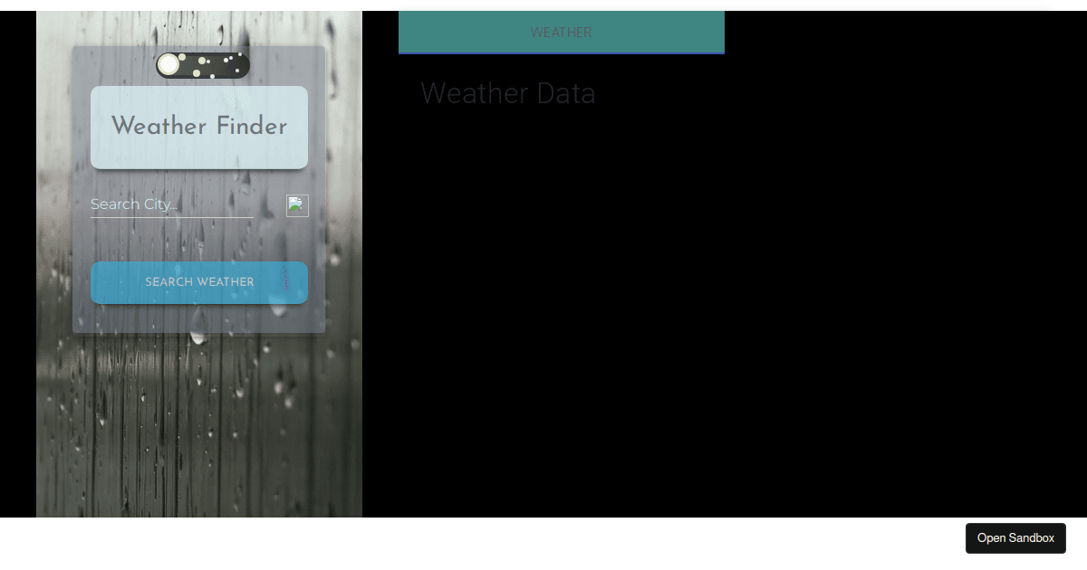weather-app - Codesandbox