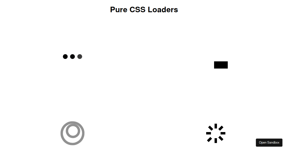 vanilla-css-loaders - Codesandbox vanilla-css-loaders - Codesandbox