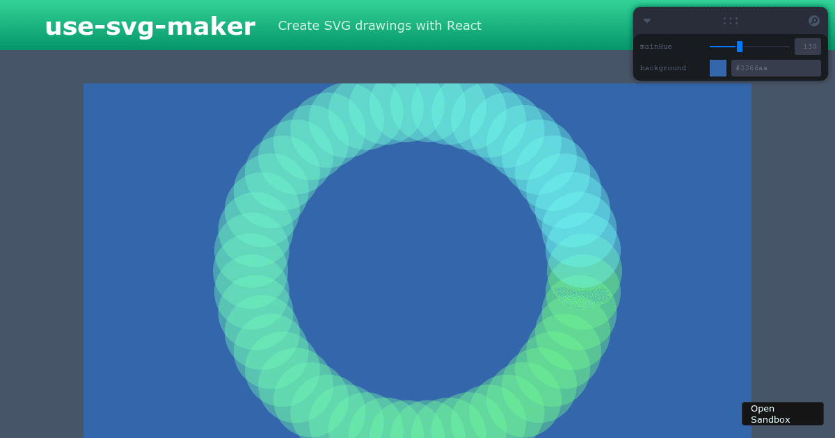 use-svg-maker Part 3 - Codesandbox