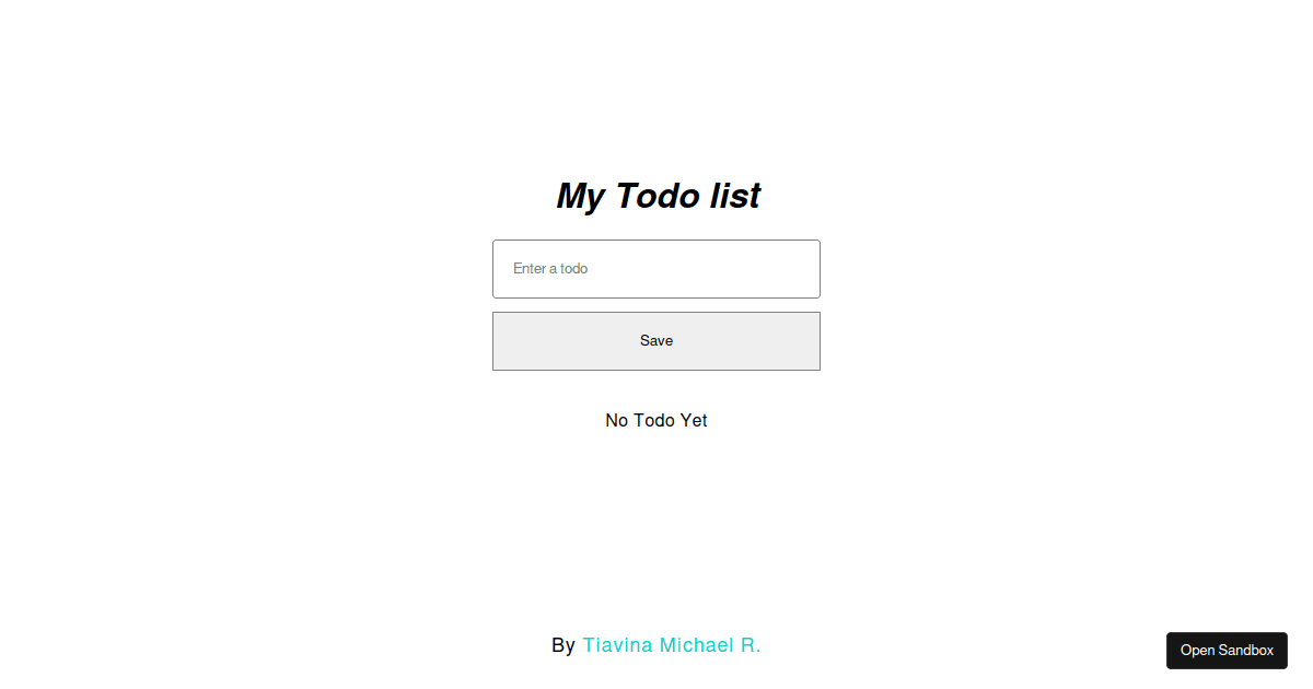 React Typescript Codesandbox