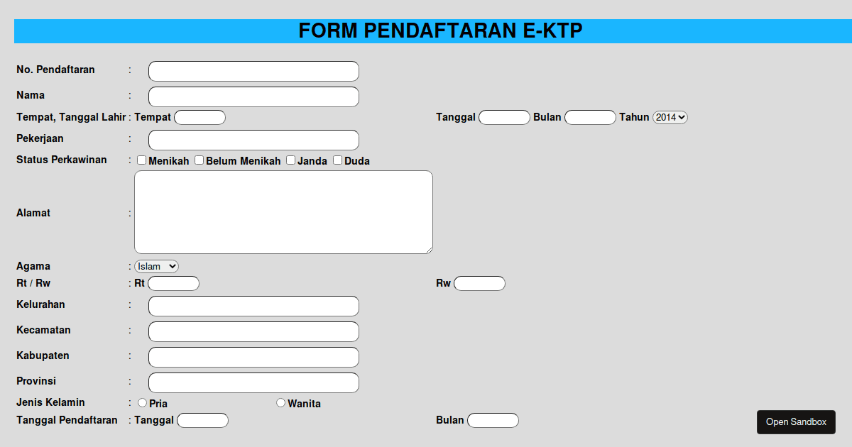FormE-KTP_Erly Mulyani+CSS - Codesandbox