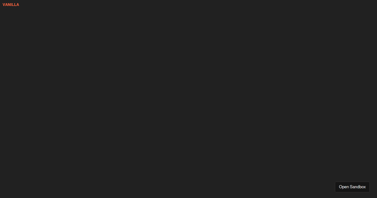 example vanila js - Codesandbox example vanila js - Codesandbox