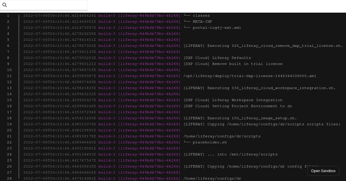 Testing Patternflyreact Log Viewer Forked Codesandbox 1244
