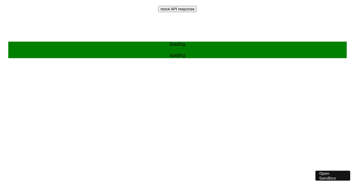 Jss Dynamic Issue Codesandbox