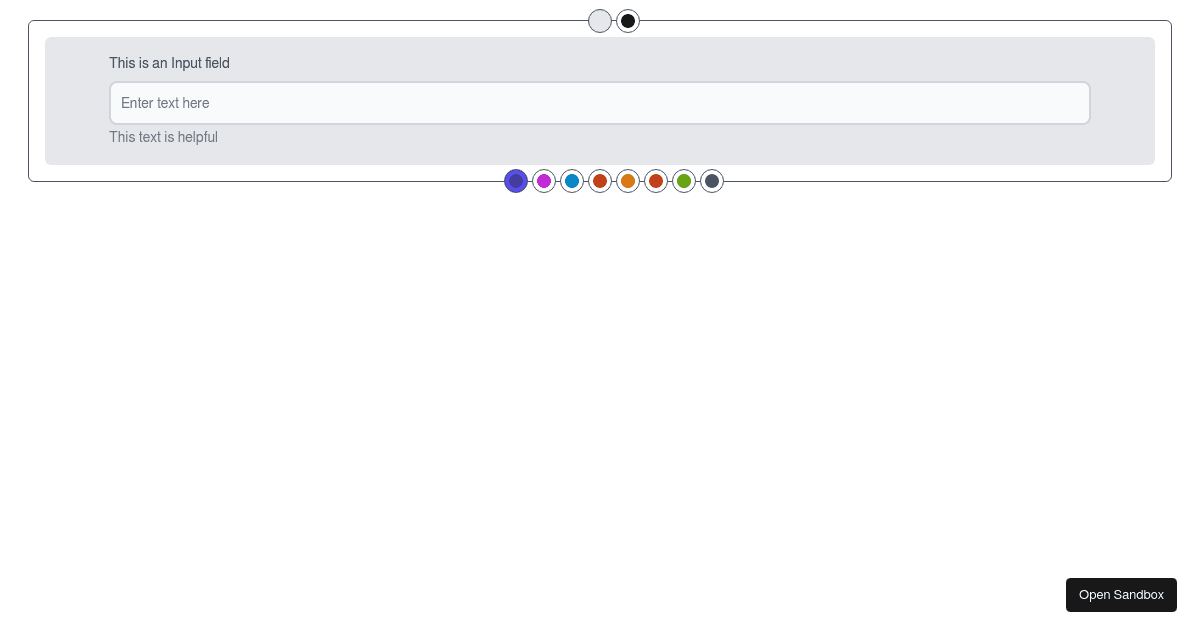 Webapps Docs Input Codesandbox