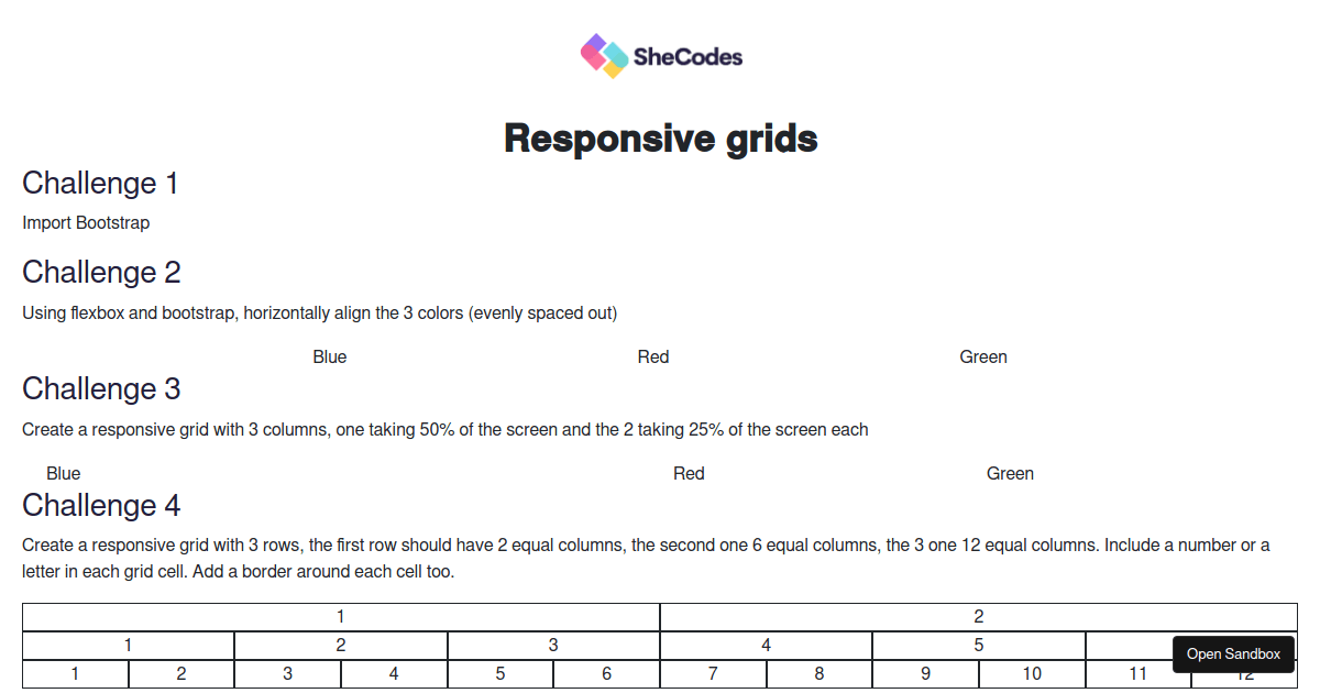 responsive-grids-challenge - Codesandbox