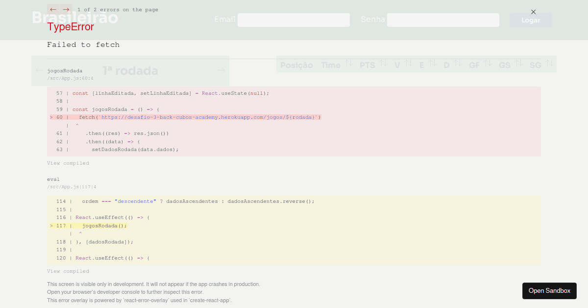 Cubos Academy - Desafio Módulo 3 - Front-end - Codesandbox