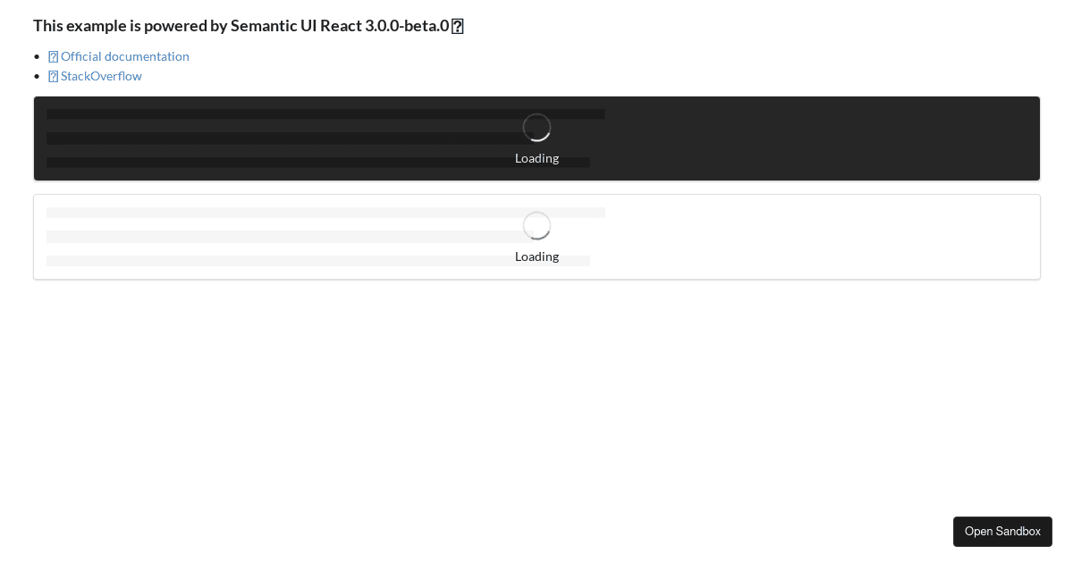 semantic-ui-example - Codesandbox
