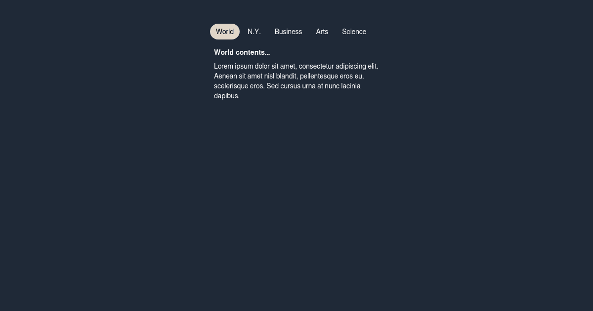 React Aria Components Framer Motion Tabs Codesandbox