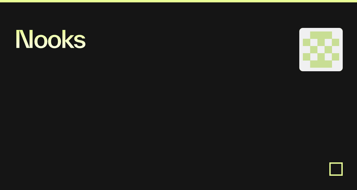 Nooks - Codesandbox