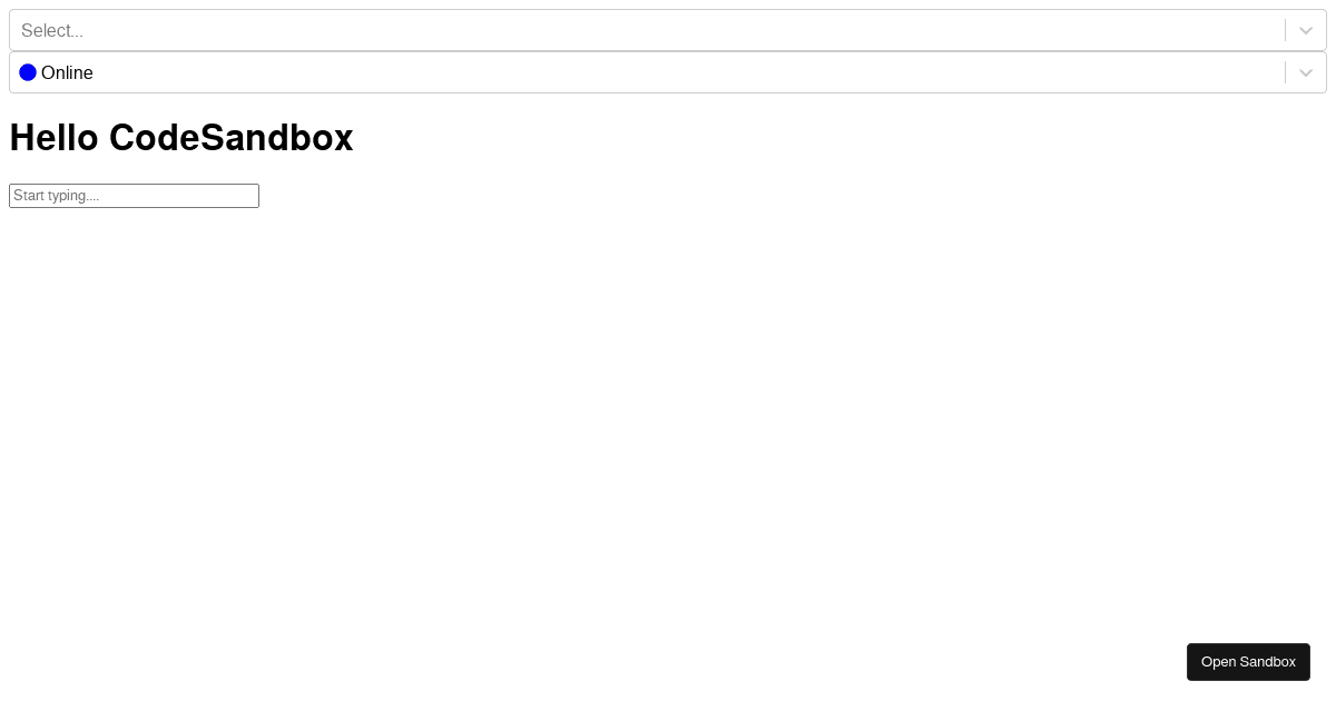 Search box using debounce React (forked) - Codesandbox