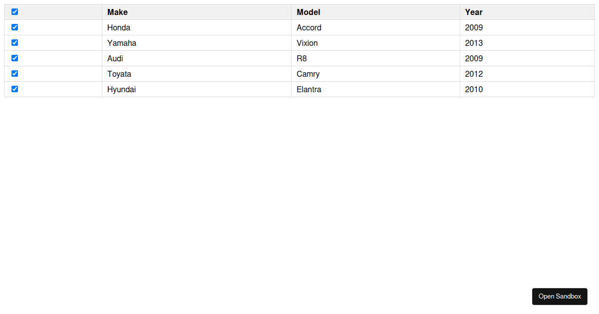 Checkboxes Jquery Plugin Codesandbox