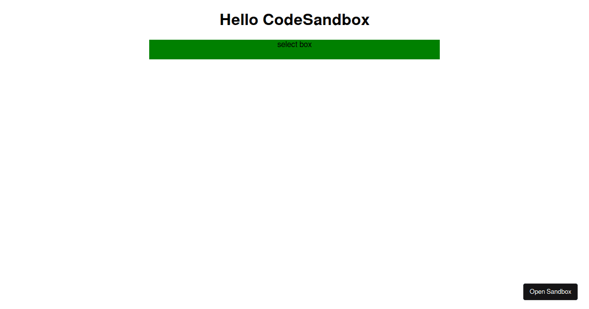 select-box - Codesandbox