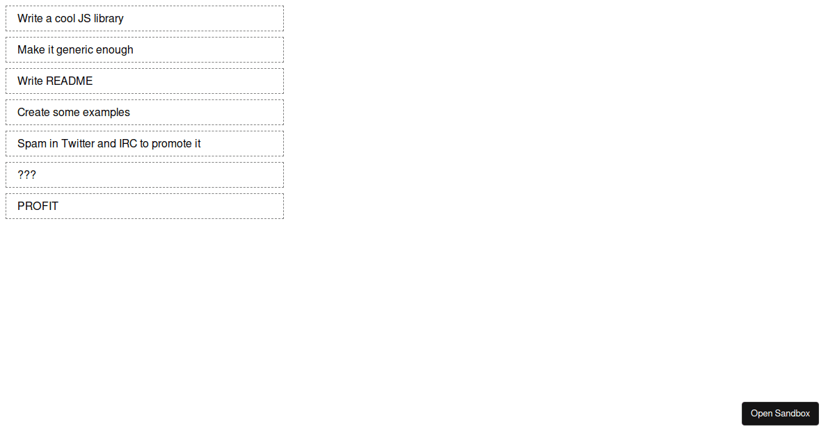 React Dnd Sortable Example Codesandbox 