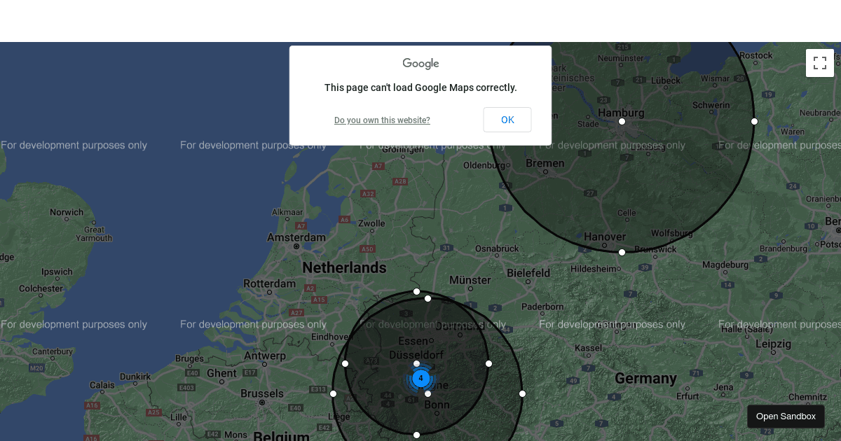 Vue 3 Google maps (forked) - Codesandbox