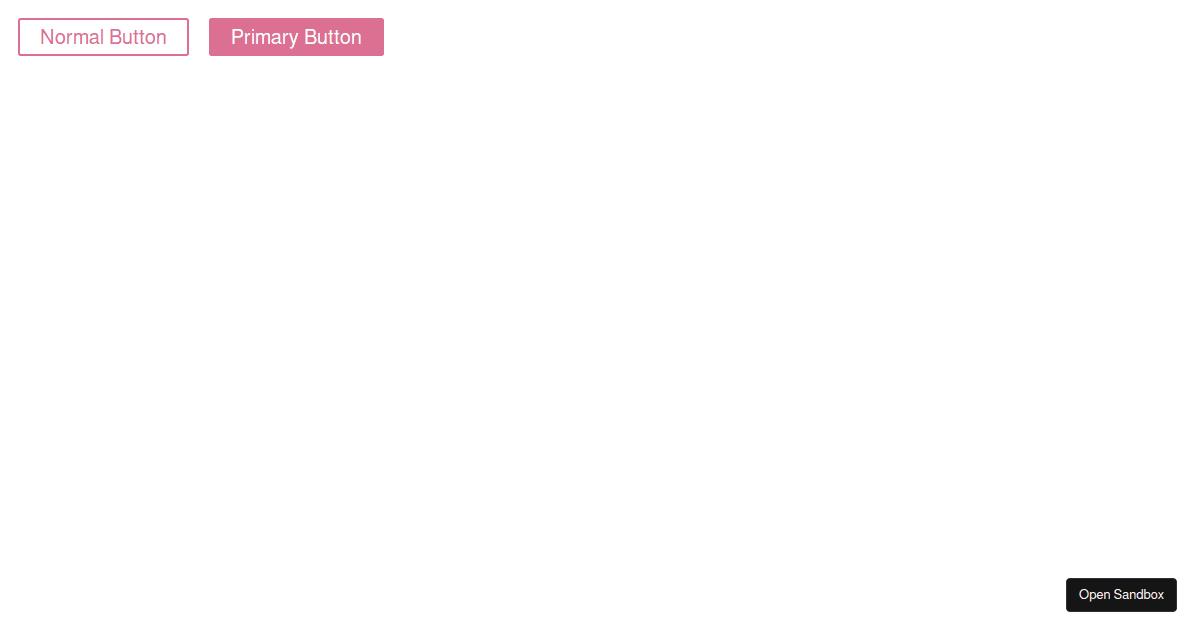 Styled components custom buttons - Codesandbox