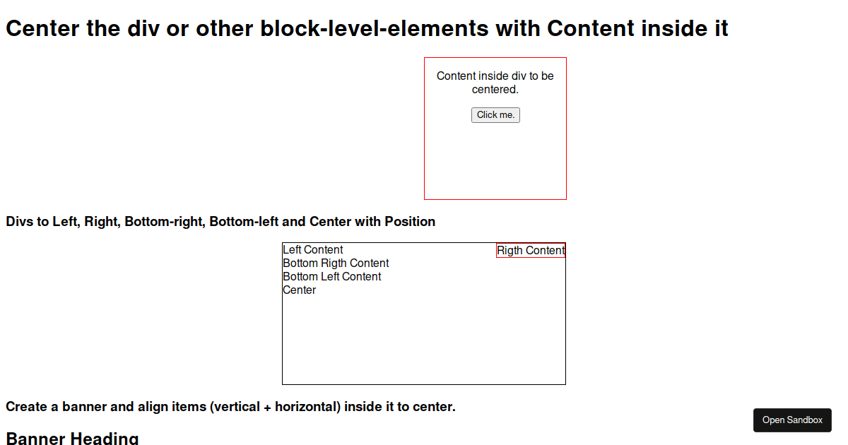 Centering a block or Image - Codesandbox