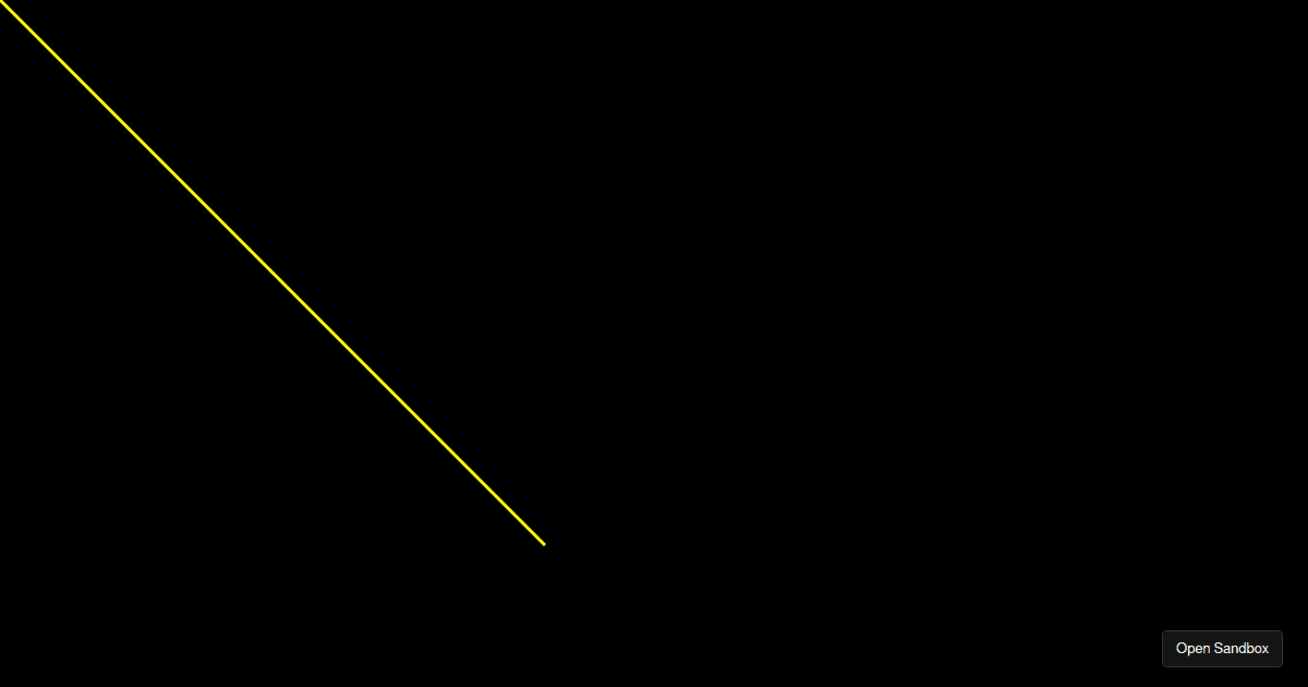 PIXI.js - Drawing lines - pt 1 - Codesandbox