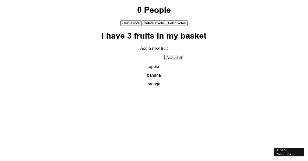 zustand使用 - Codesandbox