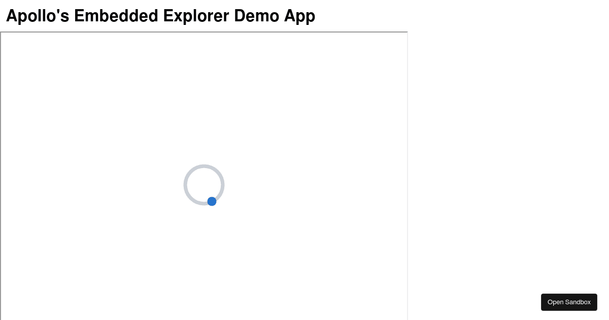 embedded-explorer-demo - Codesandbox