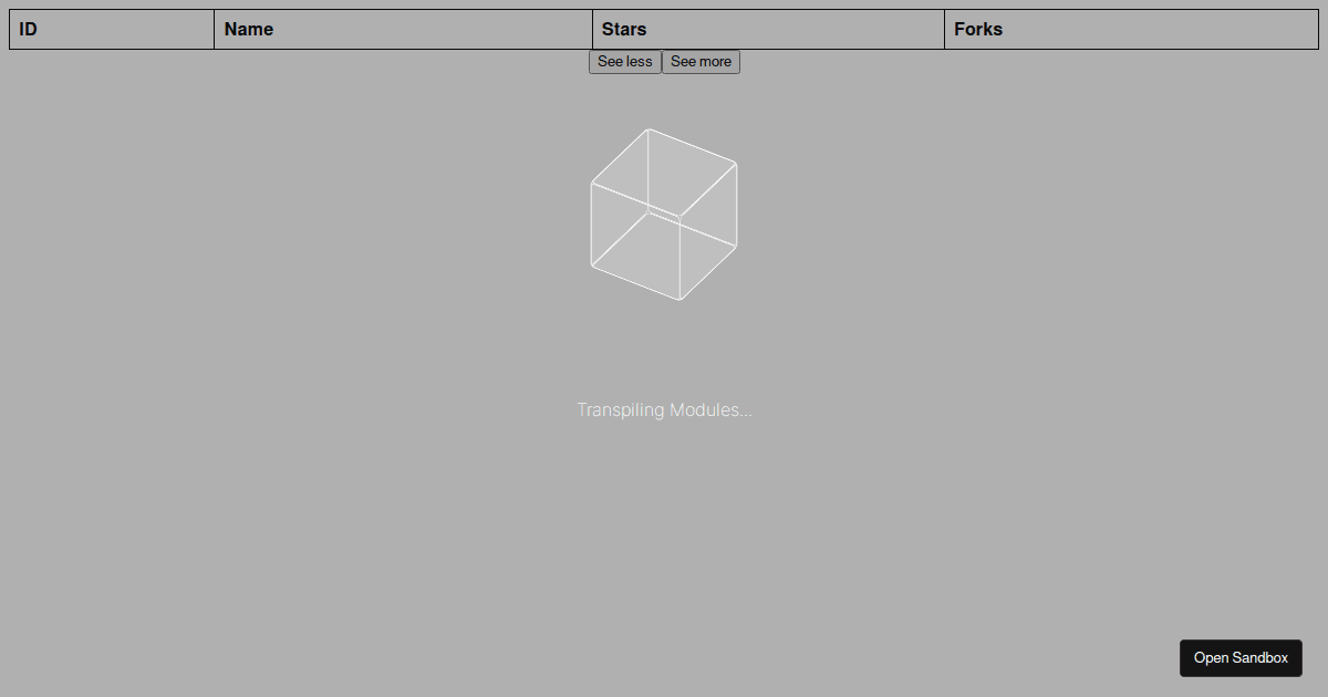 pagination - Codesandbox