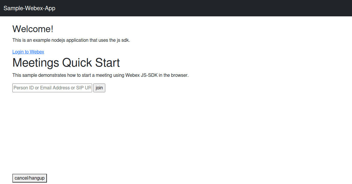 Sample Webapp App Codesandbox