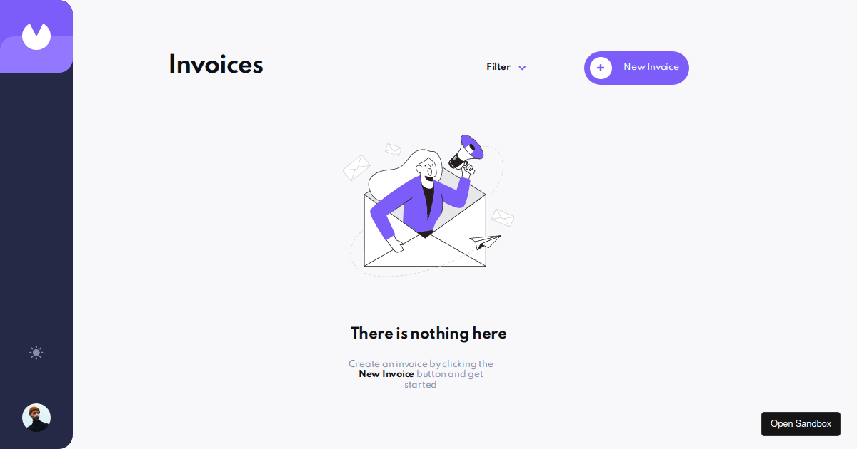 invoice-app - Codesandbox