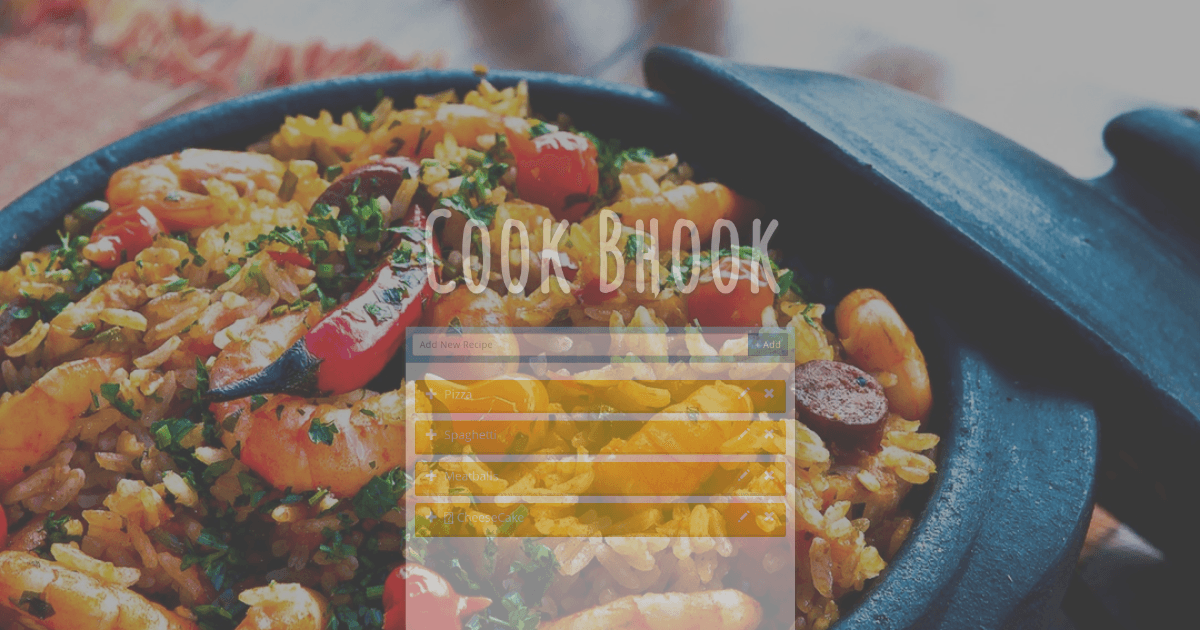 react-recipe-crud - Codesandbox