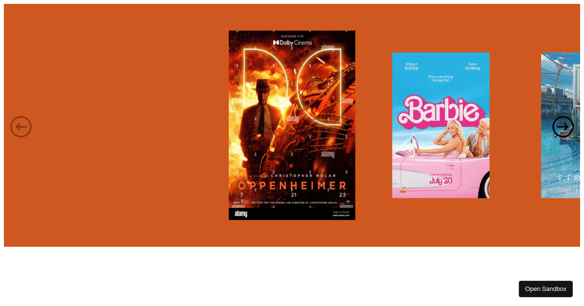 swiper demo - Codesandbox