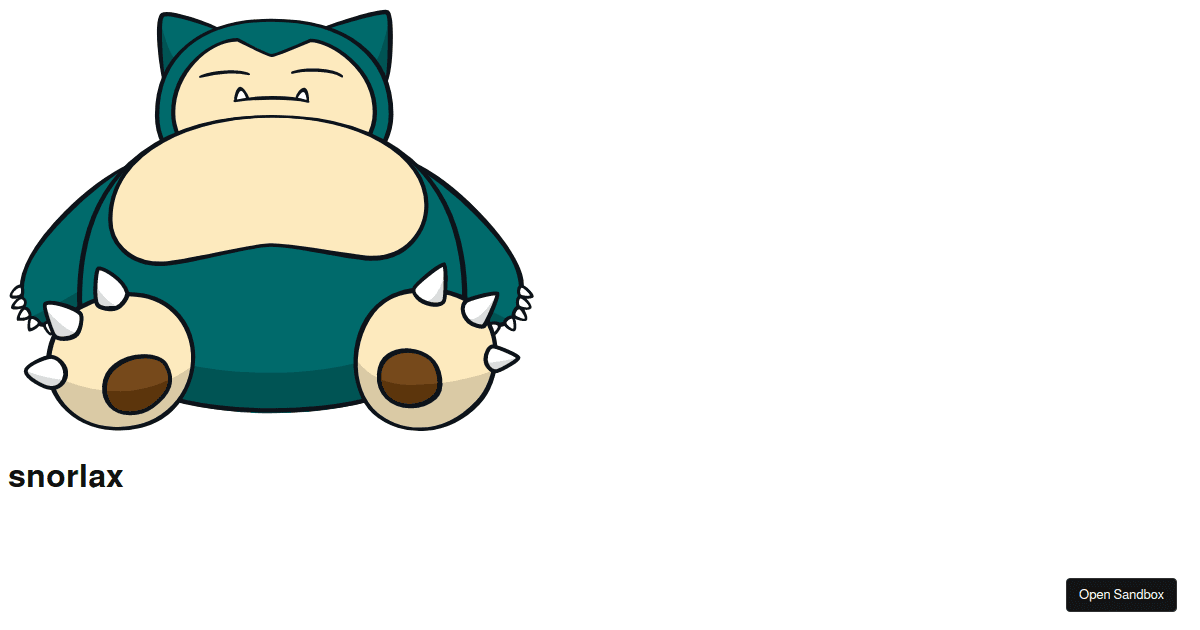 pokemon - Codesandbox