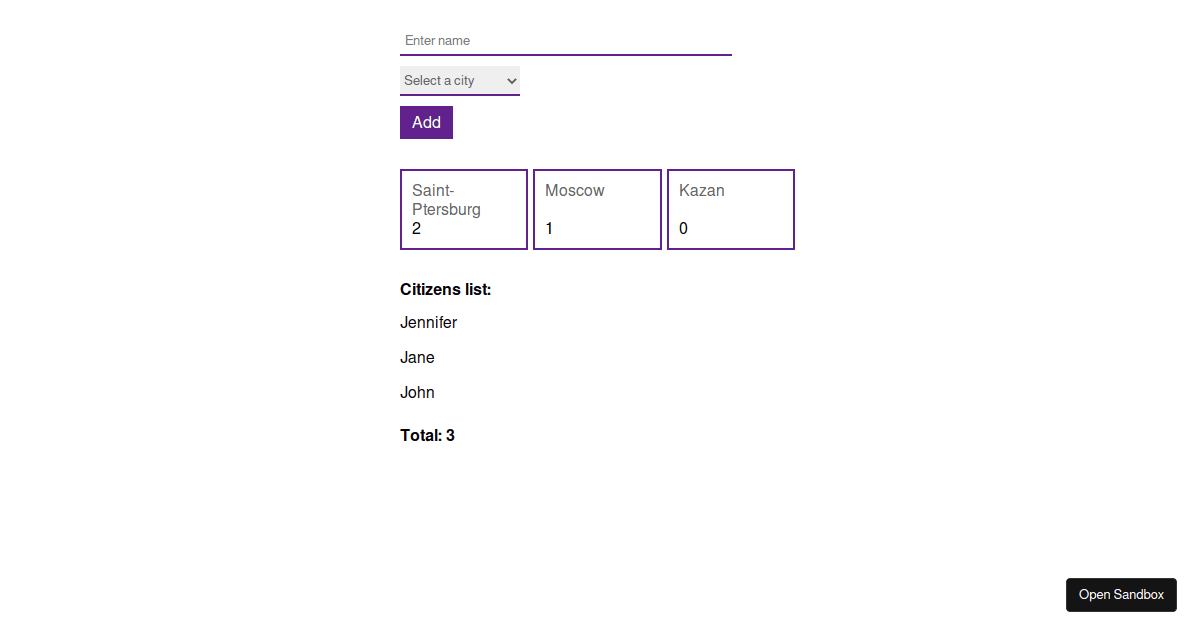 adapter-react - Codesandbox