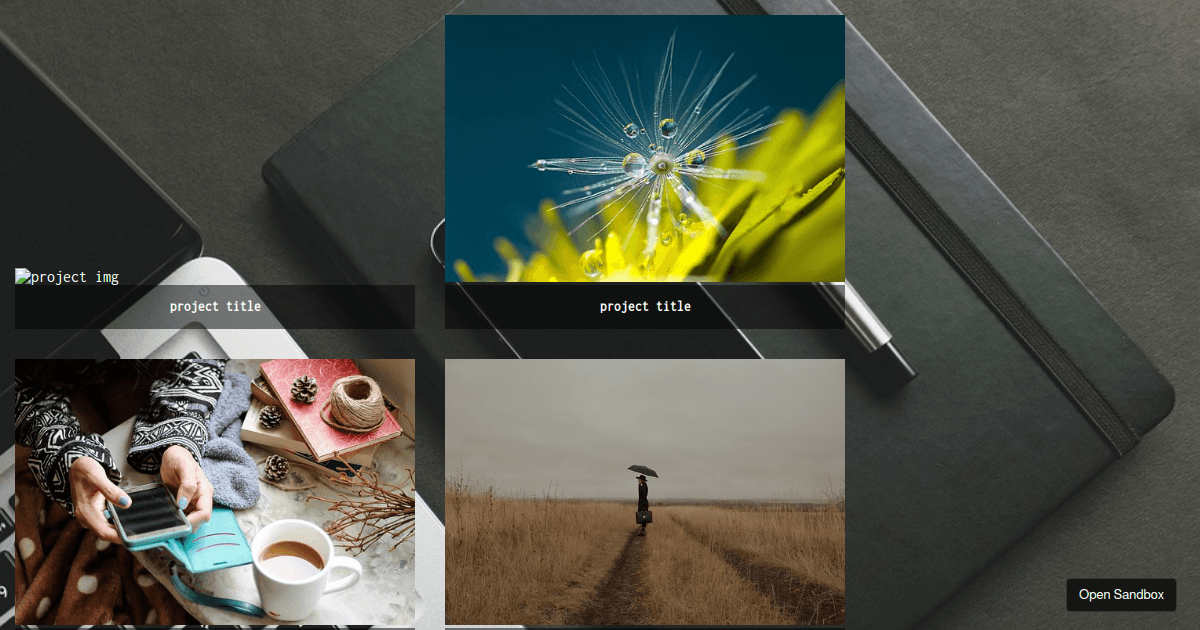 portfolio - Codesandbox