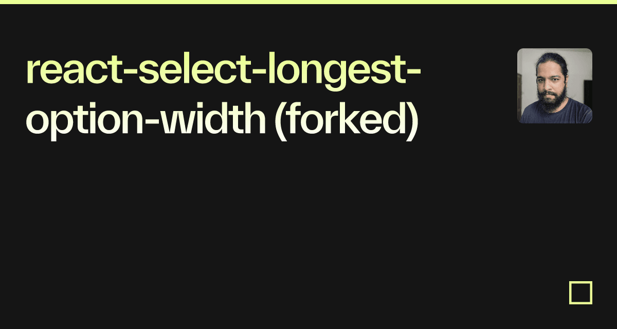 react-select-longest-option-width (forked) - Codesandbox react-select-longest-option-width (forked) - Codesandbox