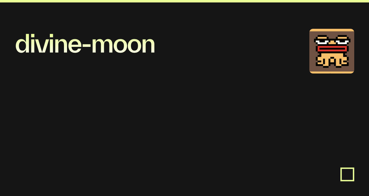 divine-moon - Codesandbox