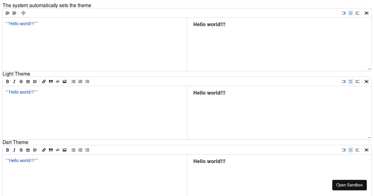 React Md Editor Custom Toolbars Codesandbox 