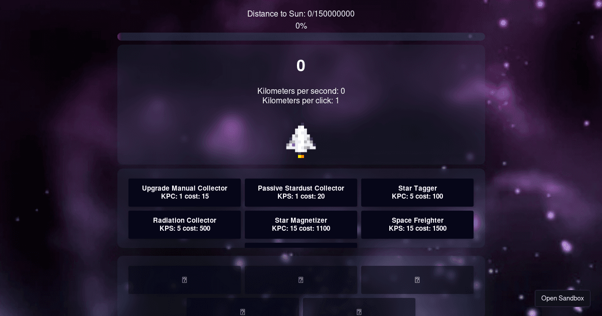 space-clicker - Codesandbox