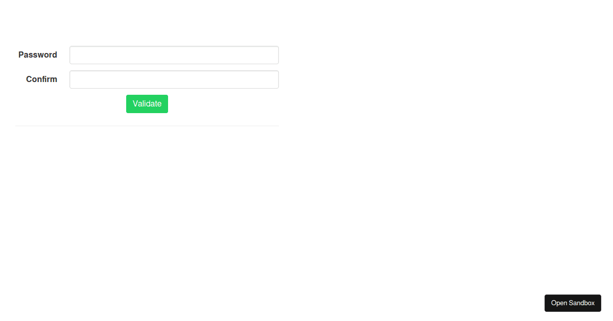 Vue Template For Form Validation With Fastest Validator Codesandbox 4636