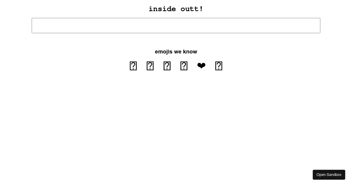 emojidictionary - Codesandbox