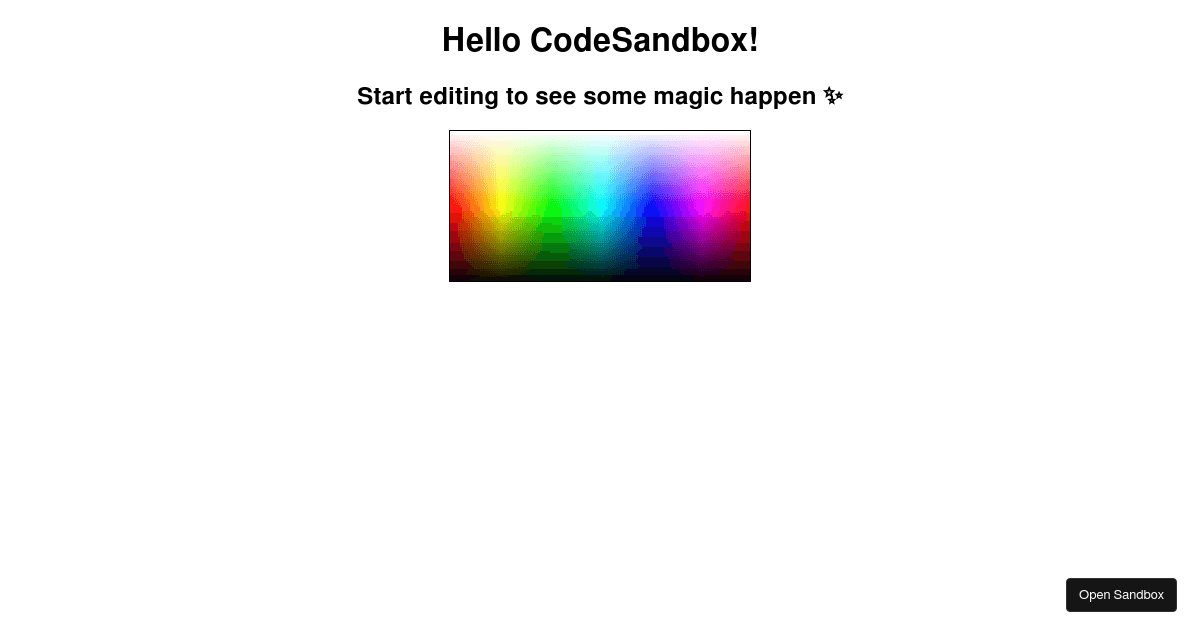 Colors - Codesandbox