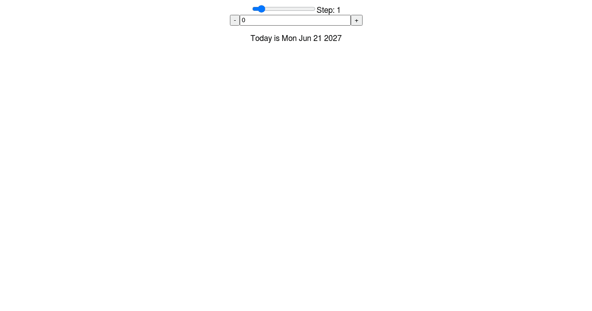 React Challenge Date Counter Final V2 Codesandbox 1231