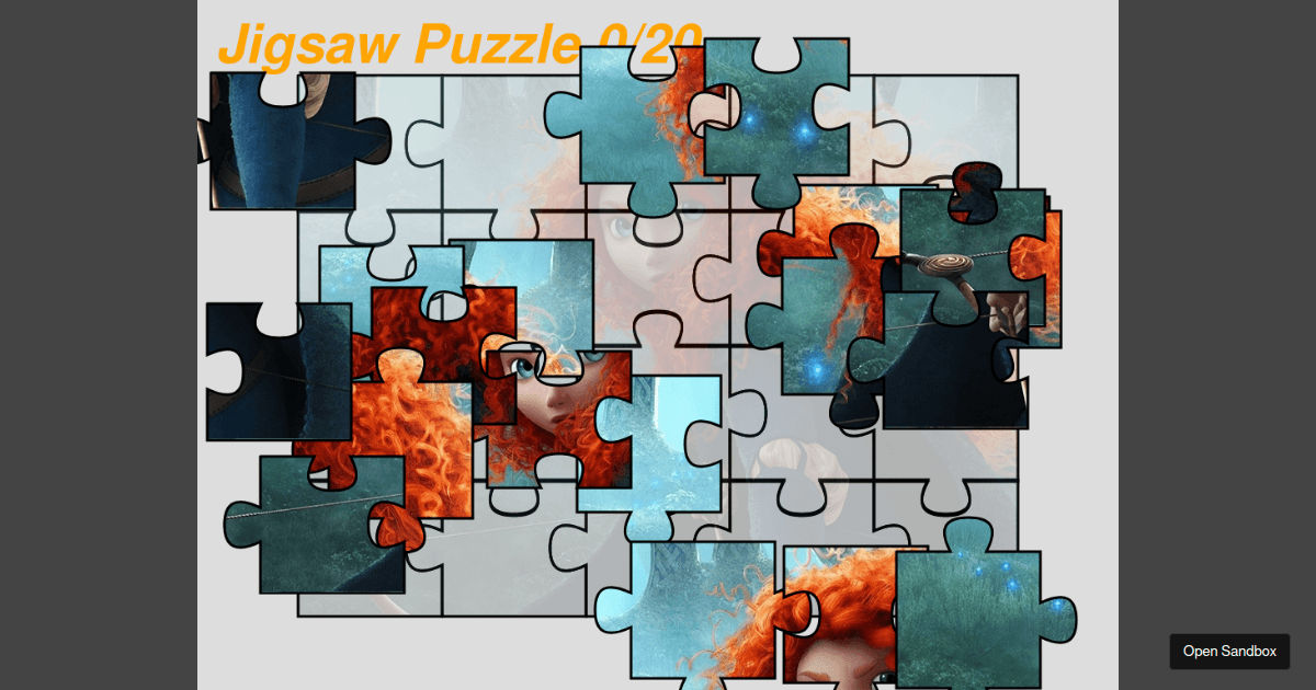 Jigsaw - Codesandbox