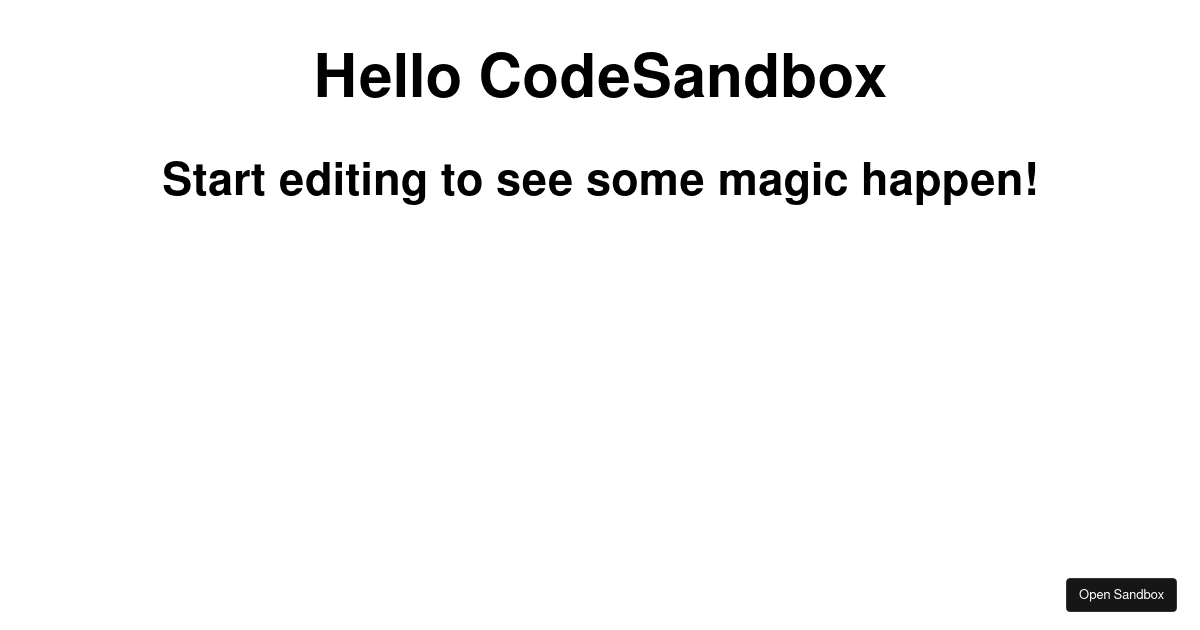 css variables (forked) - Codesandbox