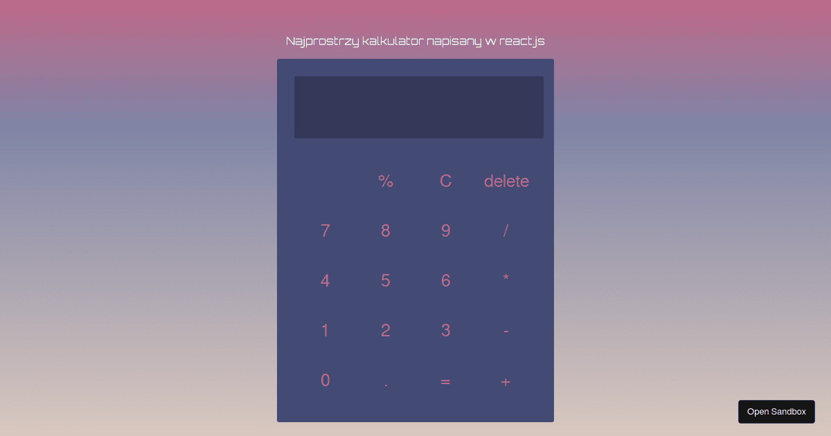 calculator-v1 - Codesandbox
