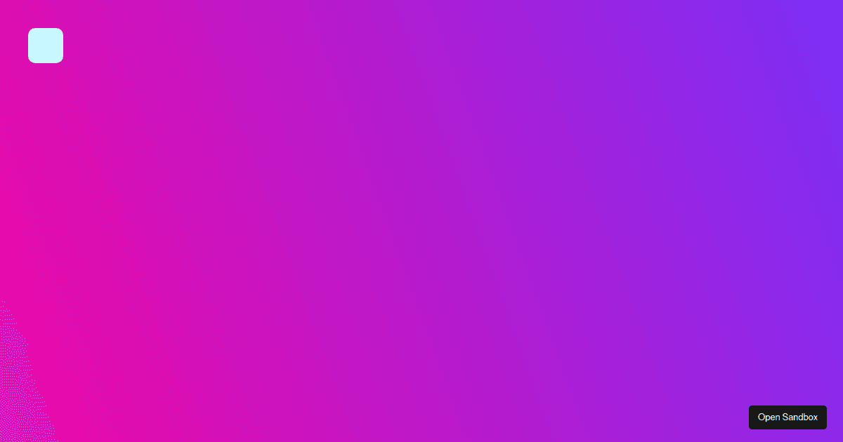 Framer Motion v5.0.0 portal issue - Codesandbox