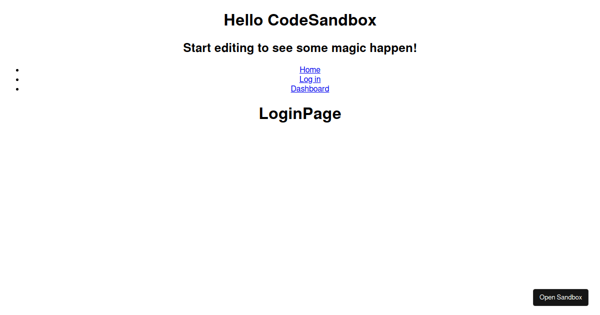 Javascript Function Not Being Called Between Page Navigations And Routing Using Codesandbox 6567
