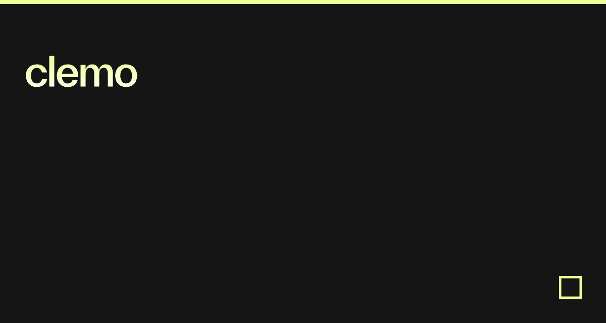 clemo - Codesandbox