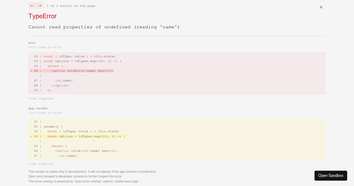 ID Generator - Codesandbox