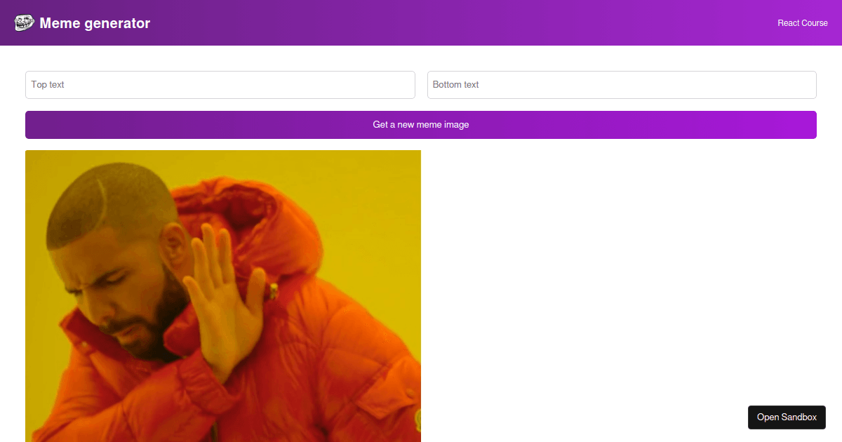 meme-generator - Codesandbox