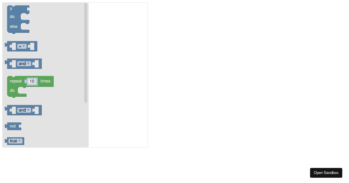 blockly-simple - Codesandbox