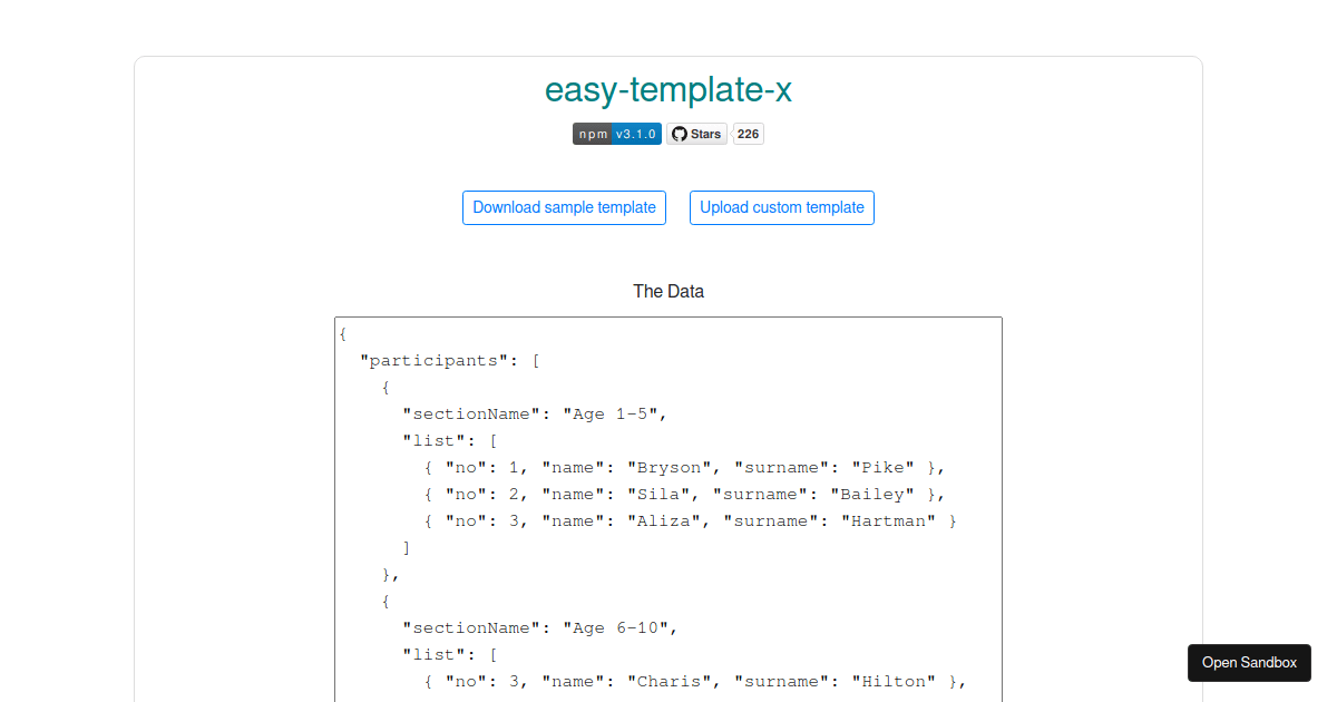 easy-template-x demo (forked) - Codesandbox
